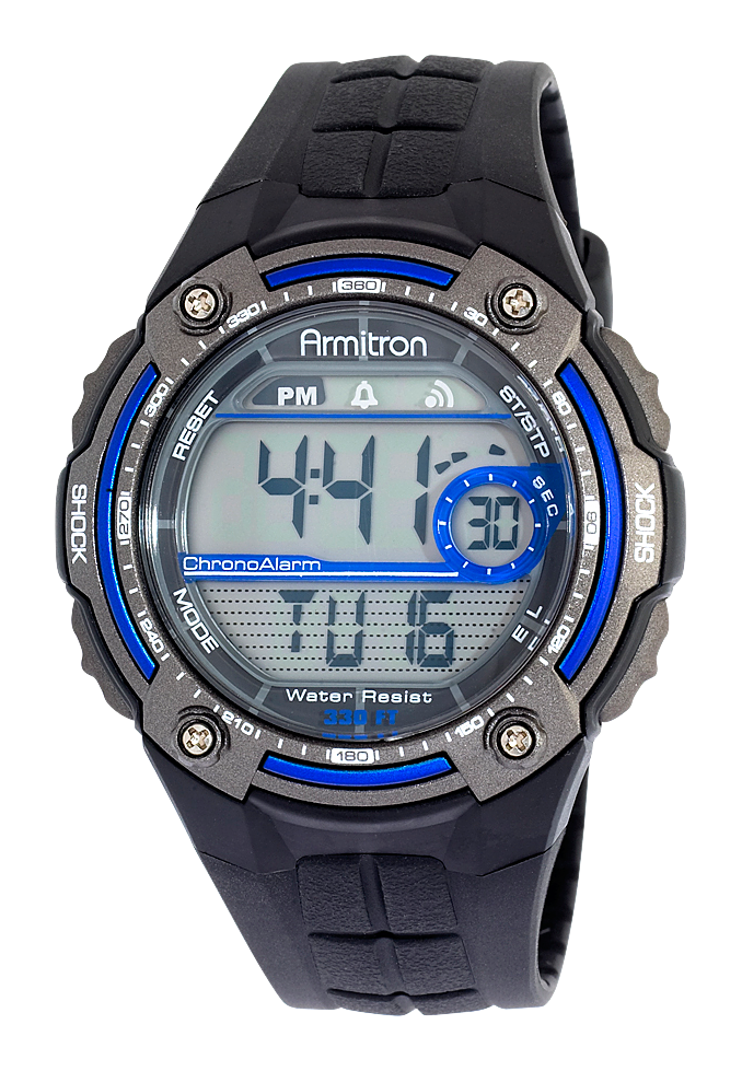 Armitron Chrono Pro Digital Multifunction Sport Watch for Men | Bass ...